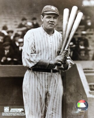 BABE RUTH New York Yankees Cooperstown Collection 8x10 PHOTO #4 | eBay