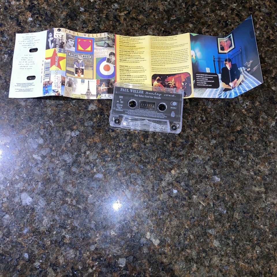 PAUL WELLER Stanley Road CASSETTE TAPE ALBUM 1995 GoDiscs Mod Jam EX ...