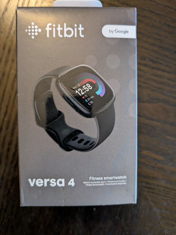 Fitbit Versa 4 Fitness Smartwatch - Black (Excellent Condition ...
