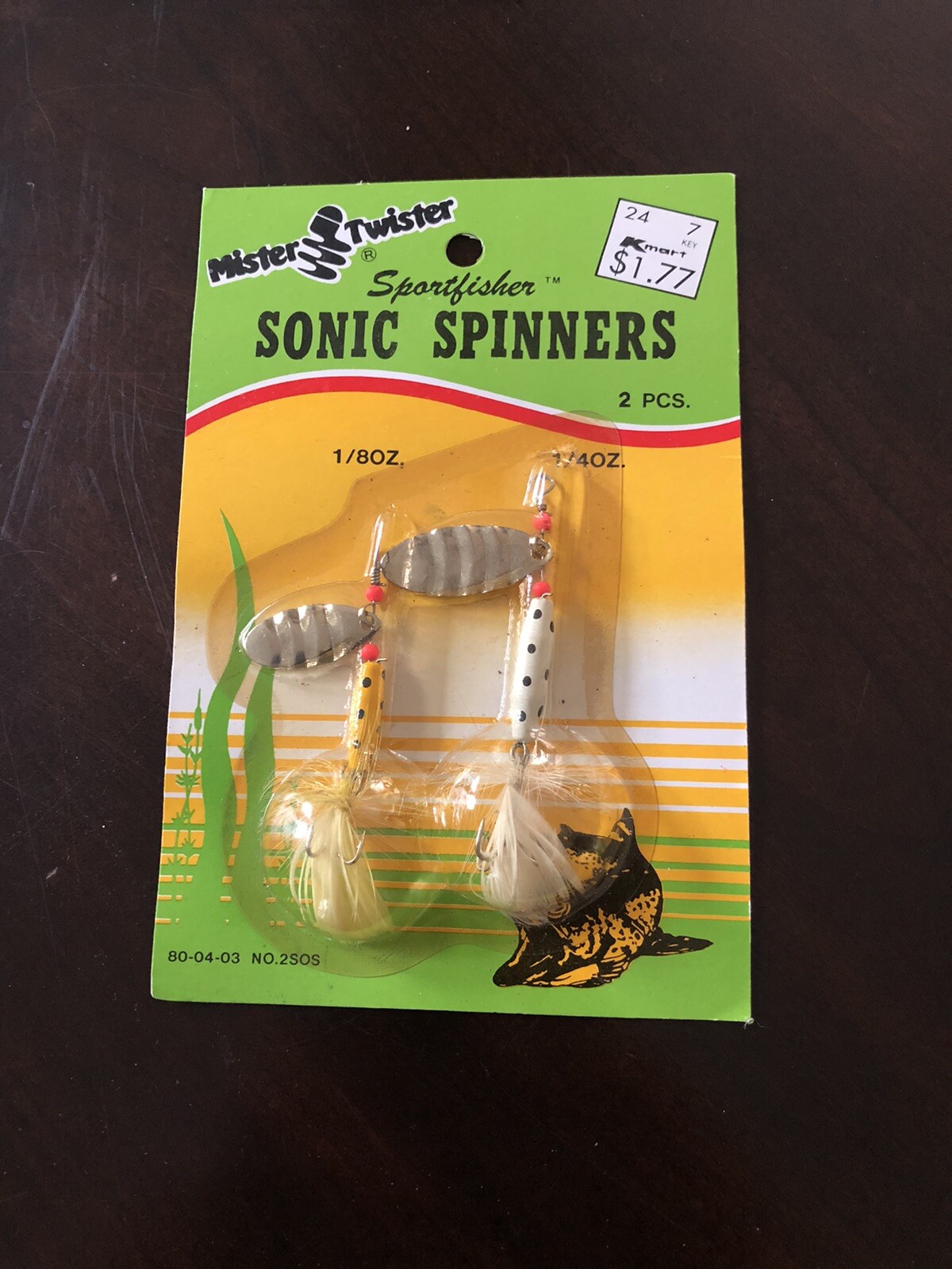 Vintage Mister Twister Sportfisher Sonic Spinners 1/8oz. & 1/4 oz New ...