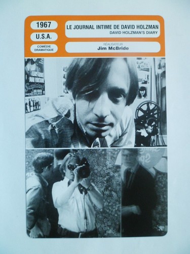 CARTE FICHE CINEMA 1967 LE JOURNAL INTIME DE DAVID HOLZMAN L.M. Kit ...