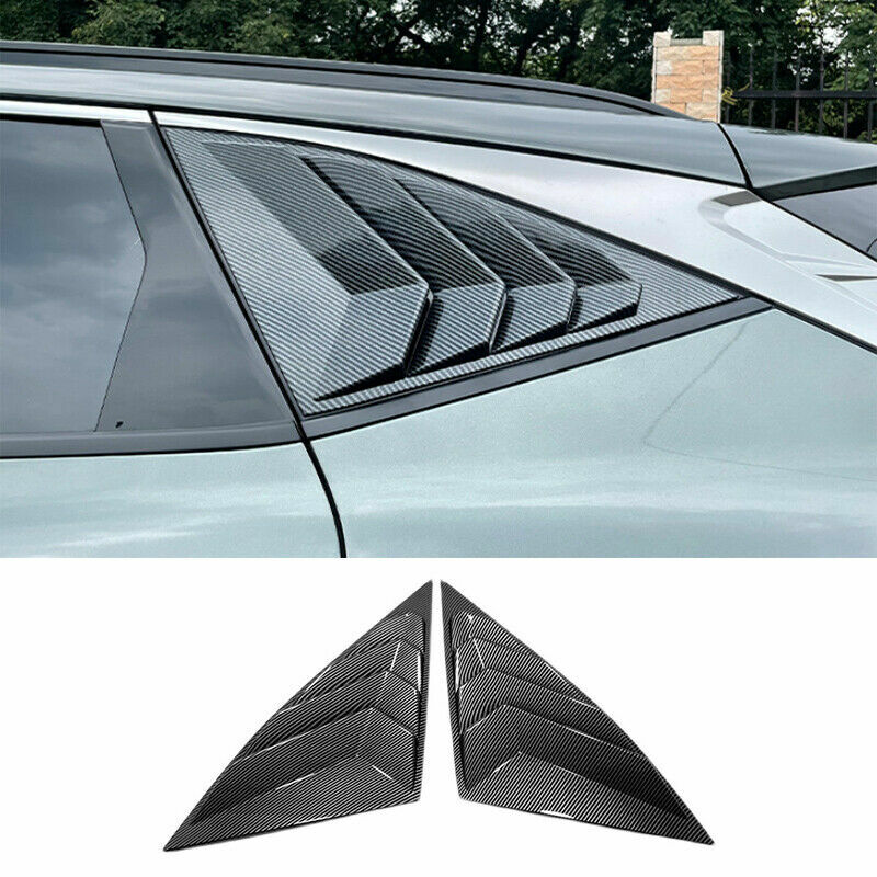 Side Window Louver Shutter Cover Trim Carbon Fiber For Hyundai Tucson ...