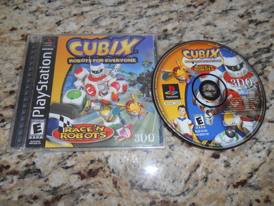 Cubix Robots for Everyone: Race 'N Robots playstation 1 ps1 complete ...