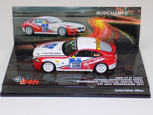 1/43 Minichamps BMW Z4 M Coupe car #236 Scuderia Augustusburg Bruhl ...