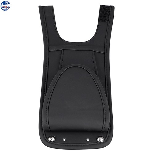 Motorcycle Black Tank Bib With Pouch for Harley Softail Fat Boy FXST ...