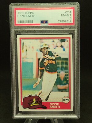 1981 Topps 254 Ozzie Smith PSA 8 | eBay