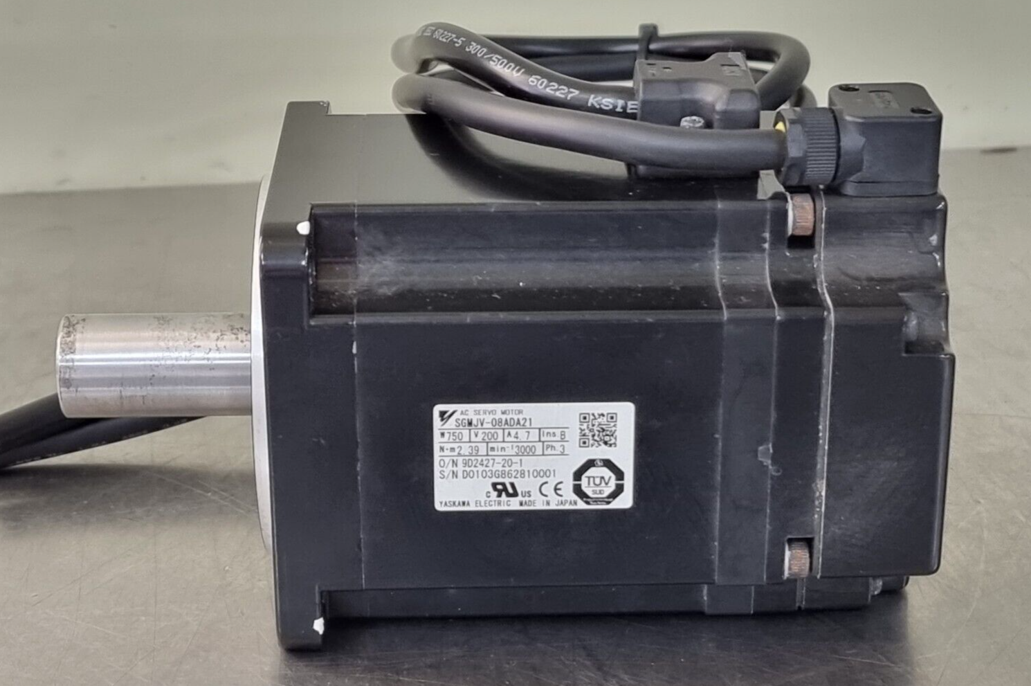 Used YASKAWA Sigma 5 750W SERVO MOTOR SGMJV-08ADA21 | eBay