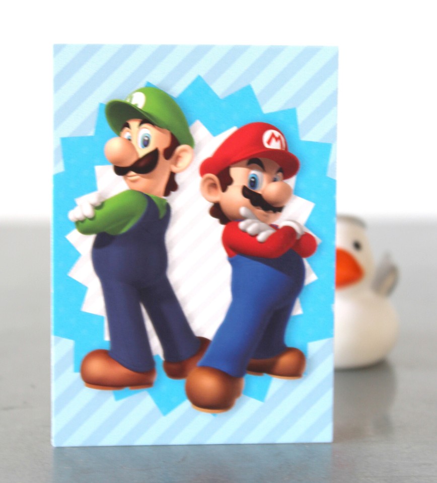 Super Mario card TCG - 118 - Mario & Luigi - Group Card - Near Mint ...
