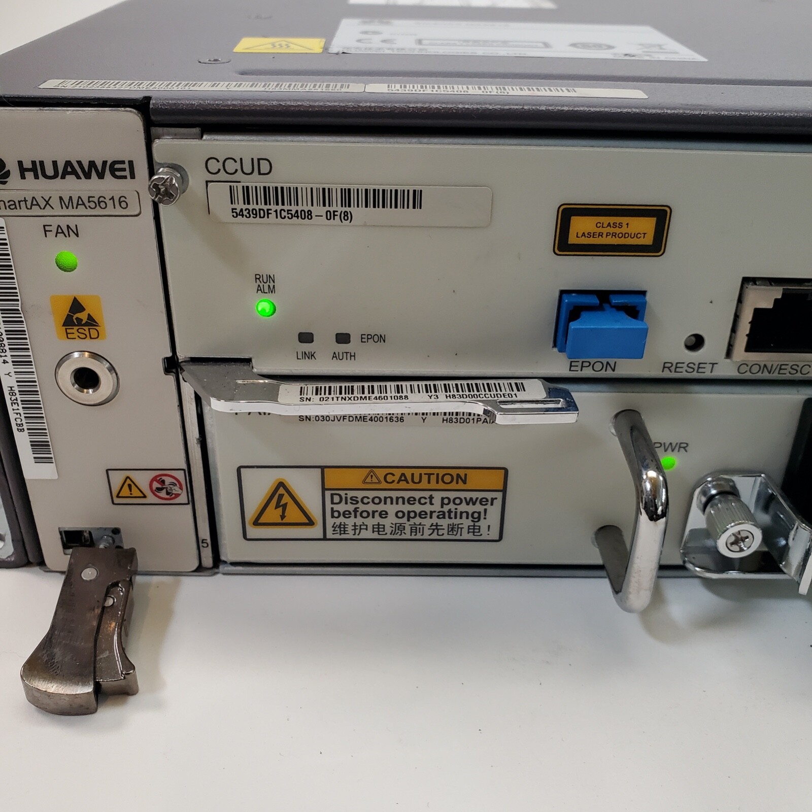 Huawei MA5616 (CCUD) VDGE 30a 16ports VDSL2 DSLAM W/ 1 VDSL Card | eBay