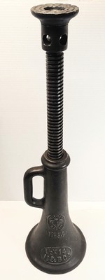 Antique VULCAN Screw Jack 1-1/2x14 Cast Iron & Steel 12 Ton Great ...