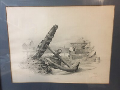 John Carter Shryock (1914-2007) Framed, Signed, Artist Proof Print ...