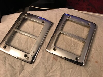 1949 Nash Ambassador Airflyte Front Park And Turn Light Chrome Bezel | eBay