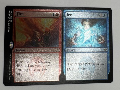 FIRE ICE - MTG Modern Horizons 2 / MH2 - NM ETCHED FOIL, SET #290/303 ...