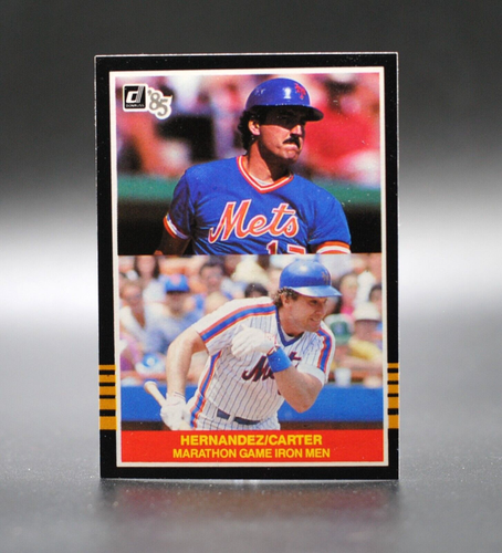 1985 Donruss Highlights KEITH HERNANDEZ / GARY CARTER Card #21 NY Mets ...