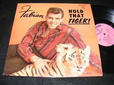 FABIAN HOLD THAT TIGER Teen Idol LP CHANCELLOR 1959 Fun Displayable ...