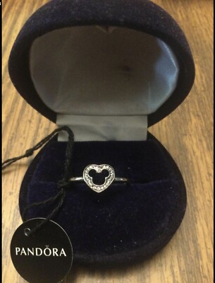 Pandora Mickey Mouse Sterling Silver Ring - Read Description! | eBay