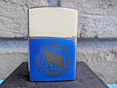 VINTAGE TEECO CIGARETTE LIGHTER. UNITED STATES NAVY MSTS TRANSPORT ...