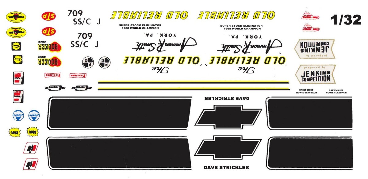 Dave Strickler 1961 1960S DRAG RACING 1963 Z 11 Chevy "Old Reliable"