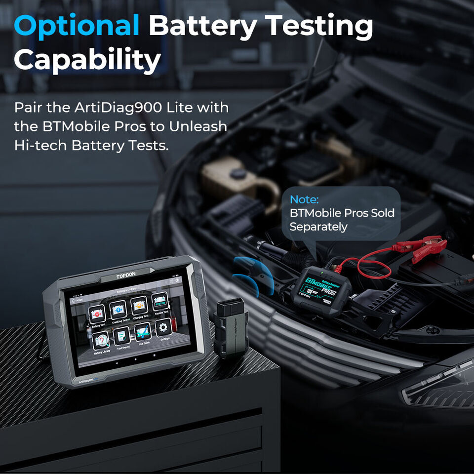 2025 TOPDON AD900 Lite OBD2 Scanner Full System Bi-directional ...