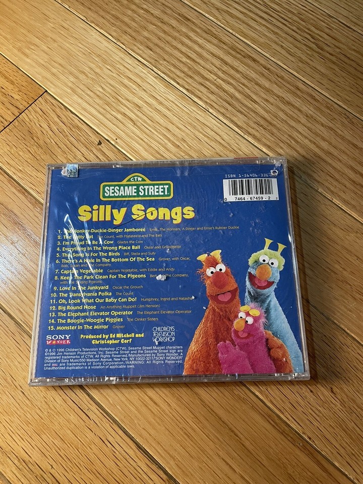 Silly Songs by Sesame Street (CD, Feb-1996, Sony Music Distribution ...