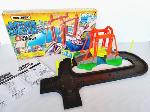 MATCHBOX Action System 4 Boat Bridge playset 1996 Vintage Incomplete | eBay