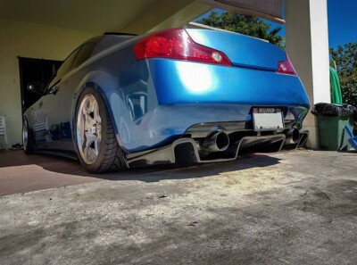 For Infiniti G35 Spoon look rear bumper diffuser / undertray | eBay