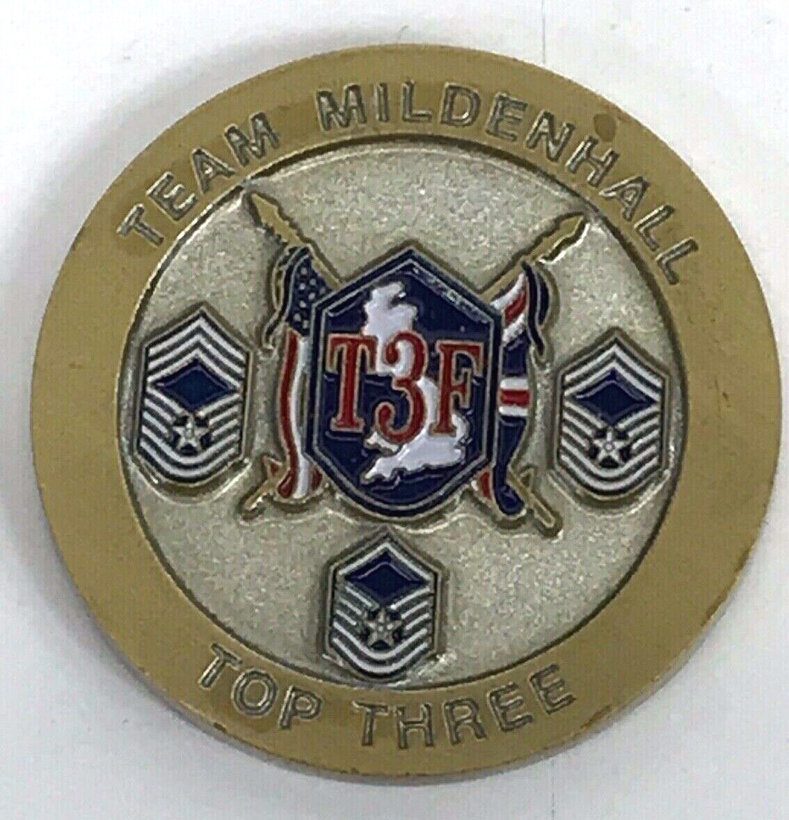 US Air Force Team Mildenhall Top Three Challenge Coin | eBay