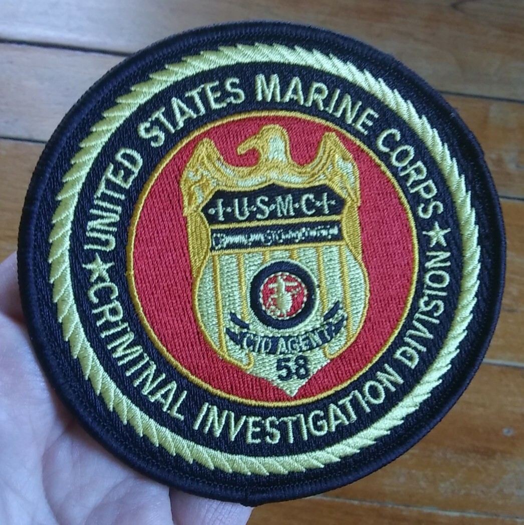 USMC ~ CID Agent 58 ~ Embroidered Iron On Collectors Patch | eBay