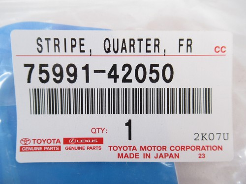 Genuine OEM Toyota 75991-0R010 Passenger Rear Quarter Protection Film ...
