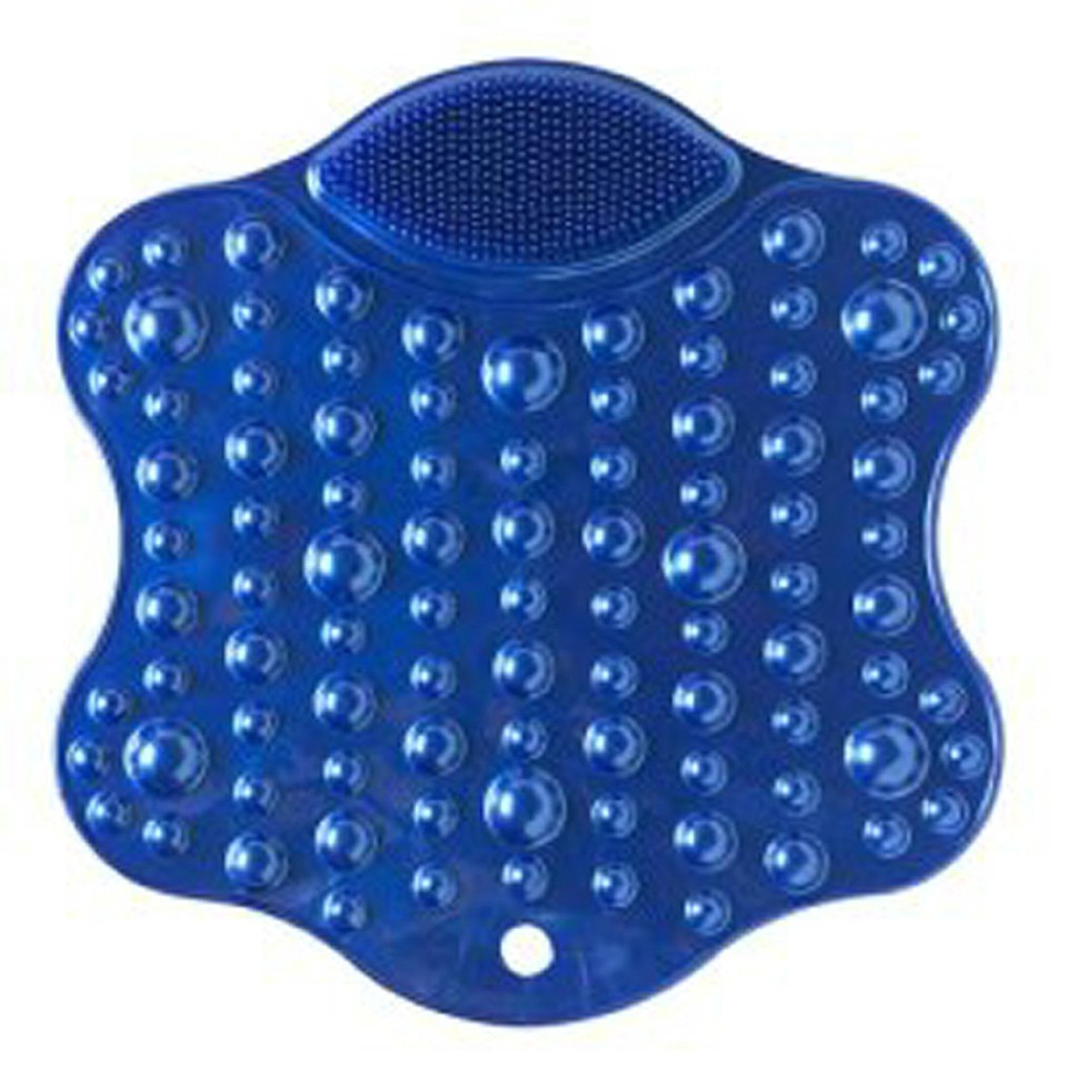 Body & Sole Bath Tub and Shower Mat Firm Bristles, Reflex Bumps Dark ...