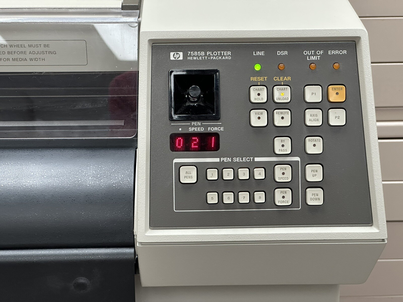 HP 7585b Wide Format Drafting Pen Plotter (Worked when last used) | eBay