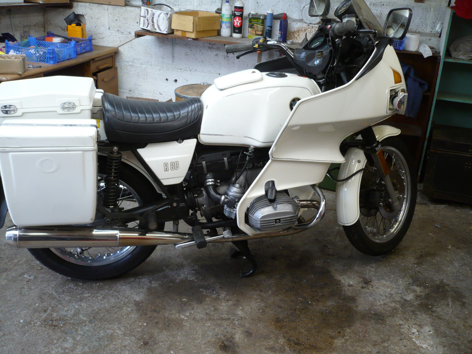 1983 Ex Police BMW R80 TIC Project Complete But Needs Finishing - Bike ...