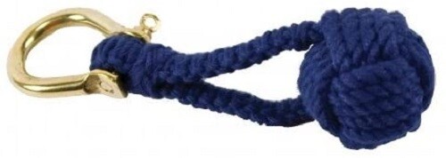 Blue Nautical Maritime Sailor's Monkey Fist sailor rope knot Keychain ...