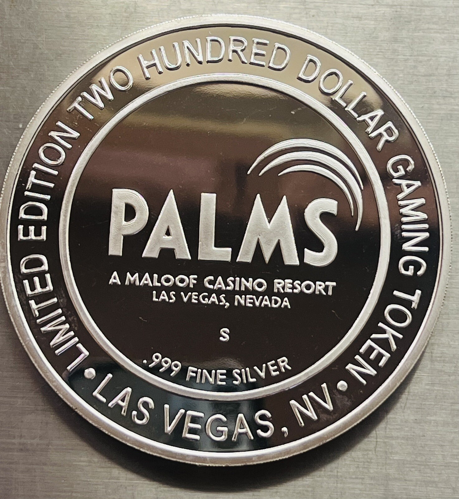 PALMS CASINO RARE .999 SILVER COIN 373.70G LIMITED EDITION - 12.015 ...