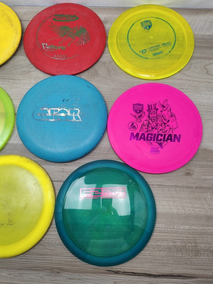 Lot of 8 Used Disc Golf Discs Innova, Latitude 64, Disc Mania | eBay
