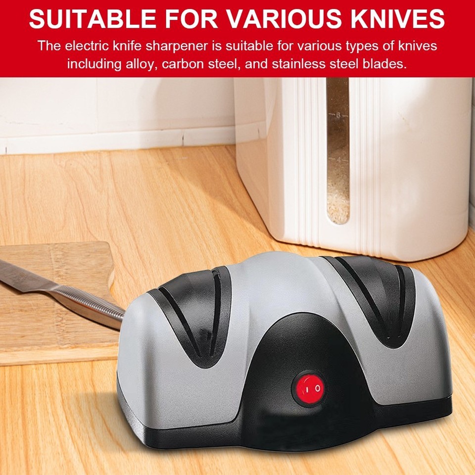 Professional Electric Knife Scissor Sharpener Honer Two Stage ...