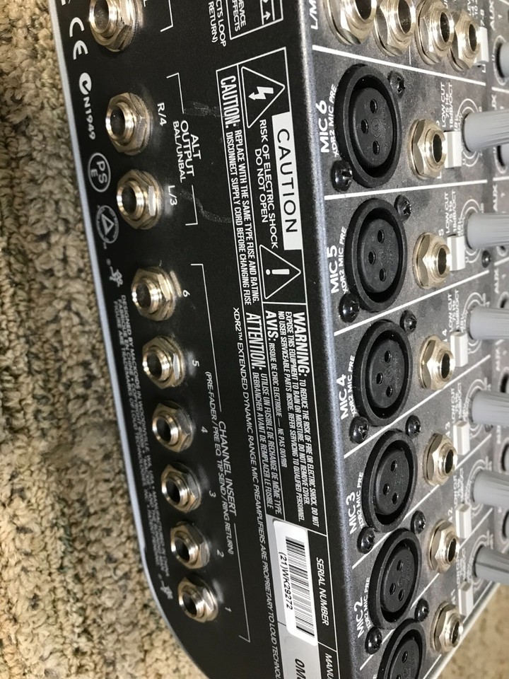 MACKIE 1402-VLZ 3 PRO / 14 CHANNEL MIC/LINE MIXER* | eBay