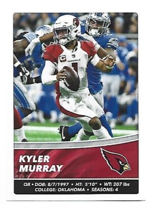 Kyler Murray 2022 Panini NFL Sticker & Card Collection #496 Cardinals ...