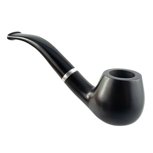 Mr. Brog Fajka New Handmade Tobacco Pear Wood Pipe no. 382 Rookie Black ...