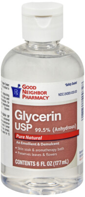 GNP GLYCERIN LIQ 6 OZ glycerin TOPICAL SOLUTION 99.5 % | eBay