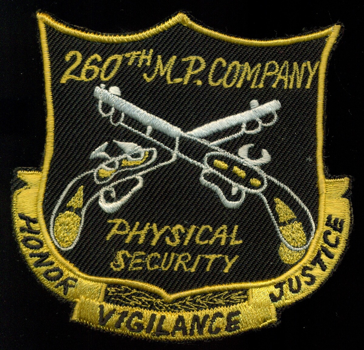 US Army 260th MP Company Military Police Physical Security Vietnam ...