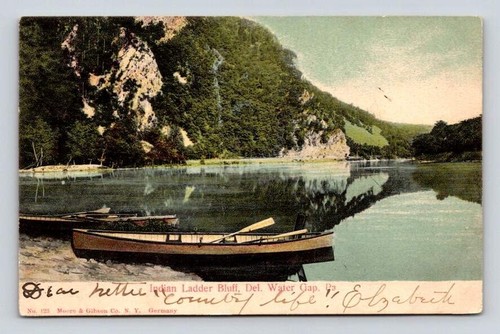 Indian Ladder Bluff Del Water Gap Pa 1906 Postcard UNDB | eBay