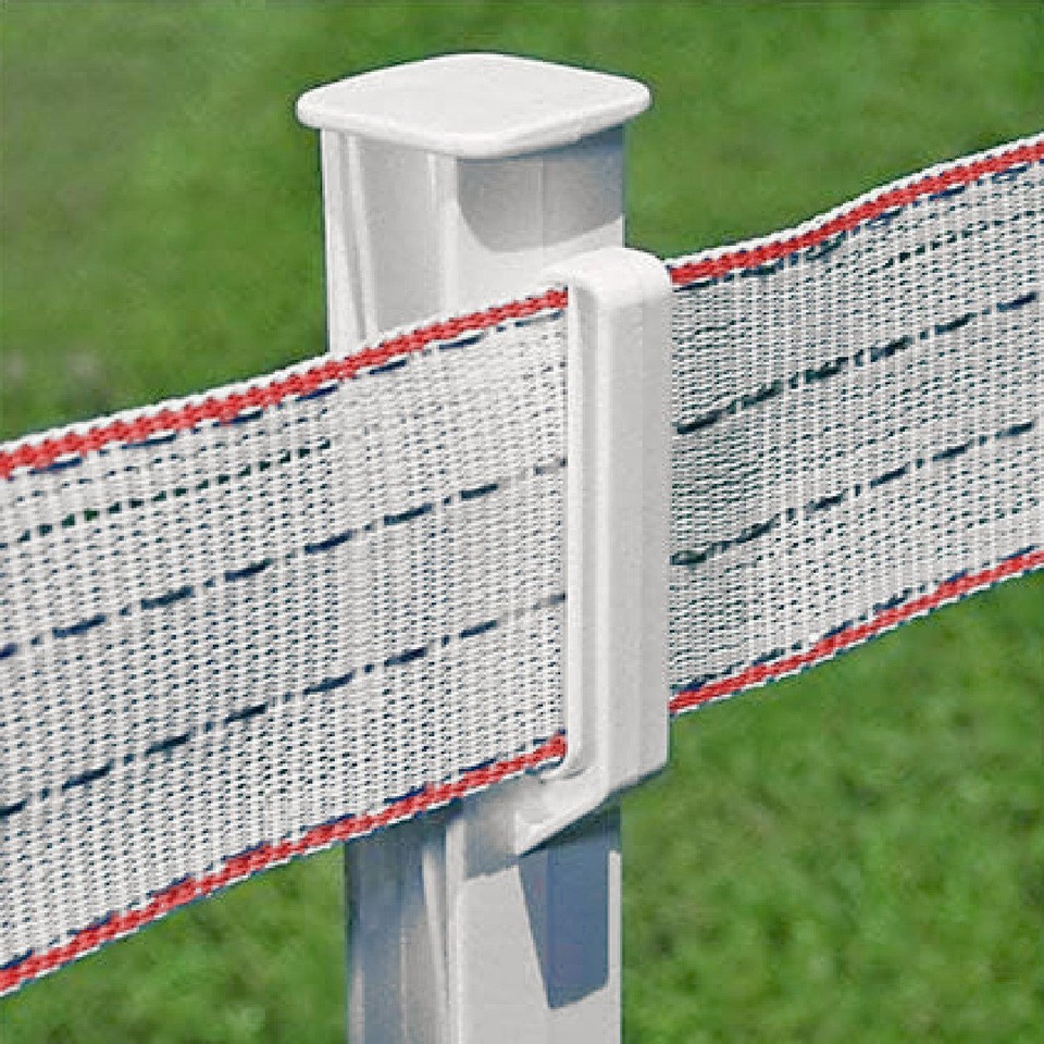 4ft Electric Fence Poly Posts Event Horse Paddock Tape Stake White ...