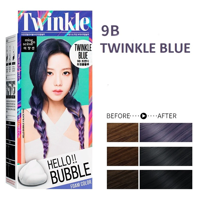 Blue And Black Scene Hair