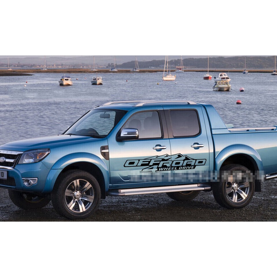 2pcs 55'' OFF ROAD 4 WHEEL DRIVE Graphic Car Side Body Door Vinyl Decal ...