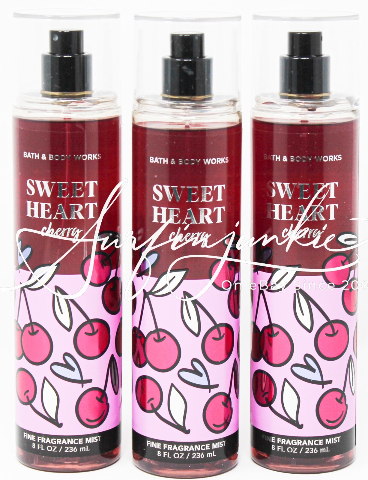 Bath & Body Works Sweetheart Cherry Fine Fragrance Mist Spray Body 8 oz ...