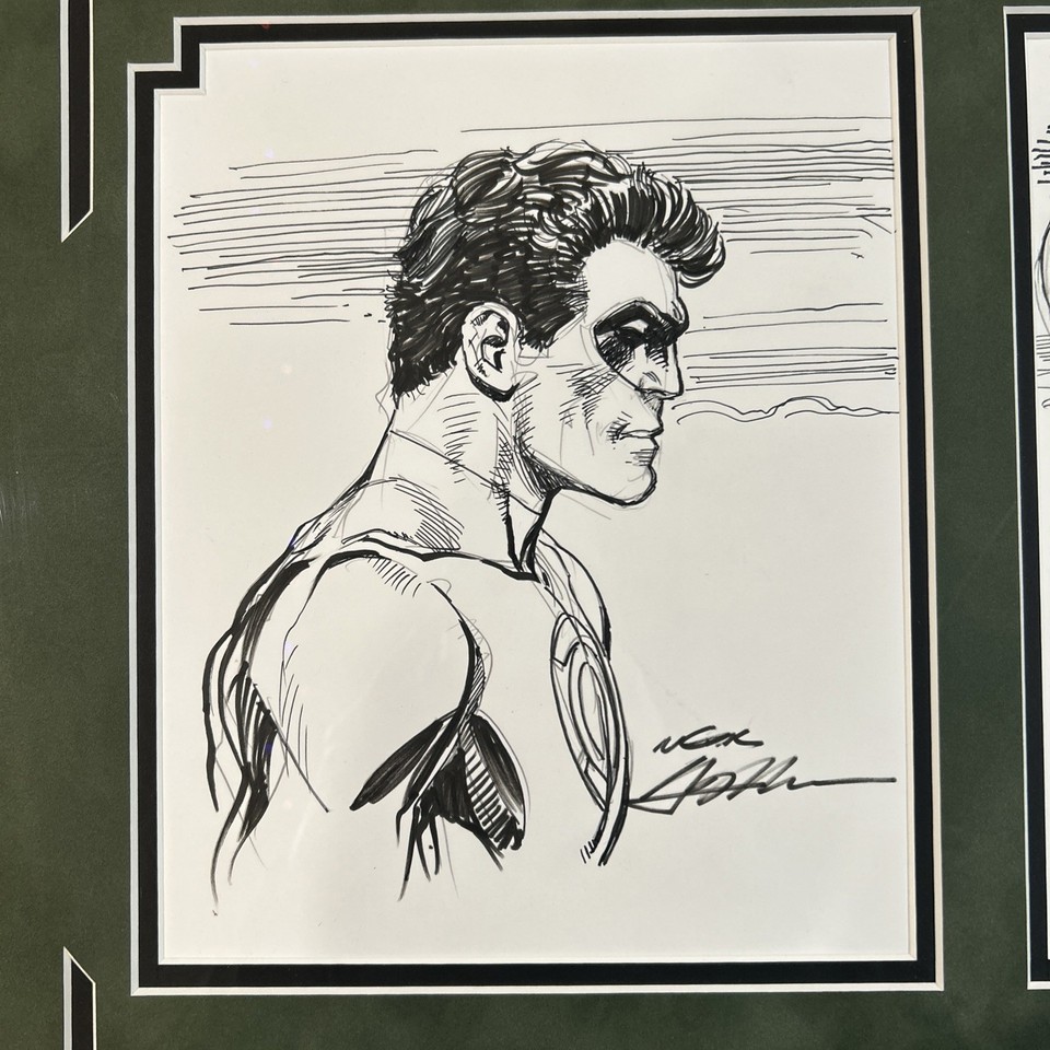 autographed Neal Adams Green Lantern & Green Arrow Comics sketched ...