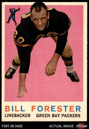 1959 Topps #39 Bill Forester Packers SMU 7 - NM | eBay