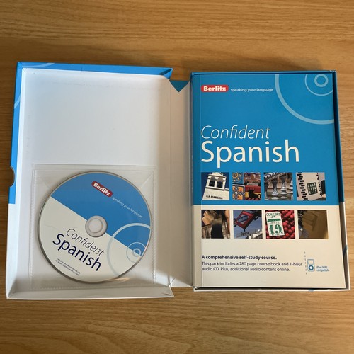 Berlitz Confident Spanish Book 280 Page & CD 1 Hour - in cardboard box ...