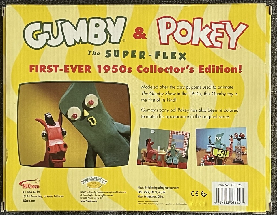 NJCroce GUMBY & POKEY - The Super Flex Figures | eBay